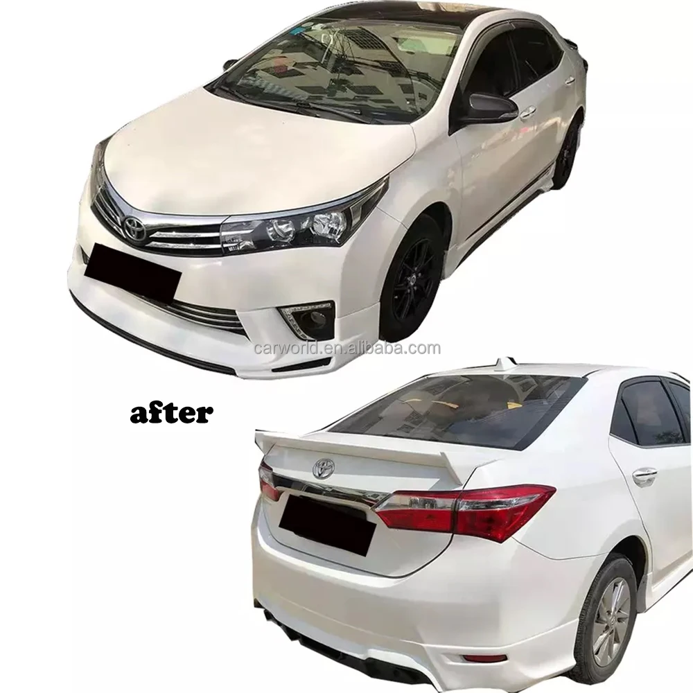 New Toyota Altis & Corolla 2014-2016 Bodykit - Front Lip, Rear Lip ...