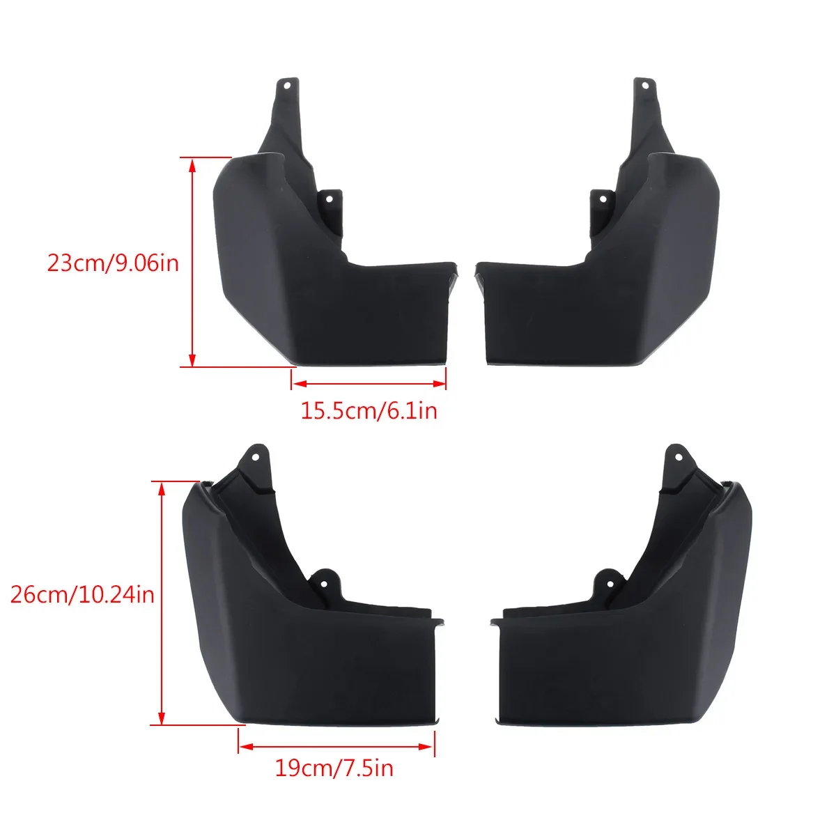 Car Mud Flaps for Land Rover Discovery 3 4 LR3 LR4 2010-2019 Fender ...