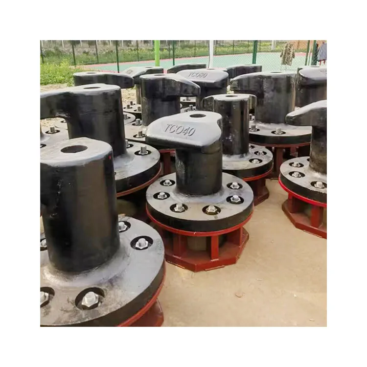 Single Cross Bollard Mooring Bitt Cleat Double Boat Cross Dock Bollard ...