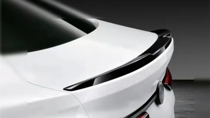 Car Body Kit Abs Plastic Carbon Fiber M Performance Rear Boot Lip Trunk ...