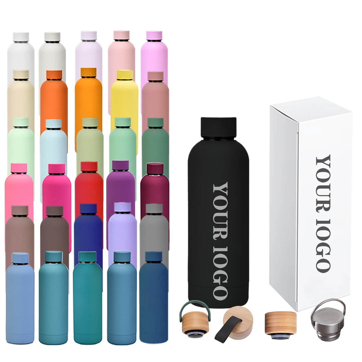 customised nice cheap 350ml 500ml 750ml 1000ml thermoses stainless steel sports water bottle eco ...