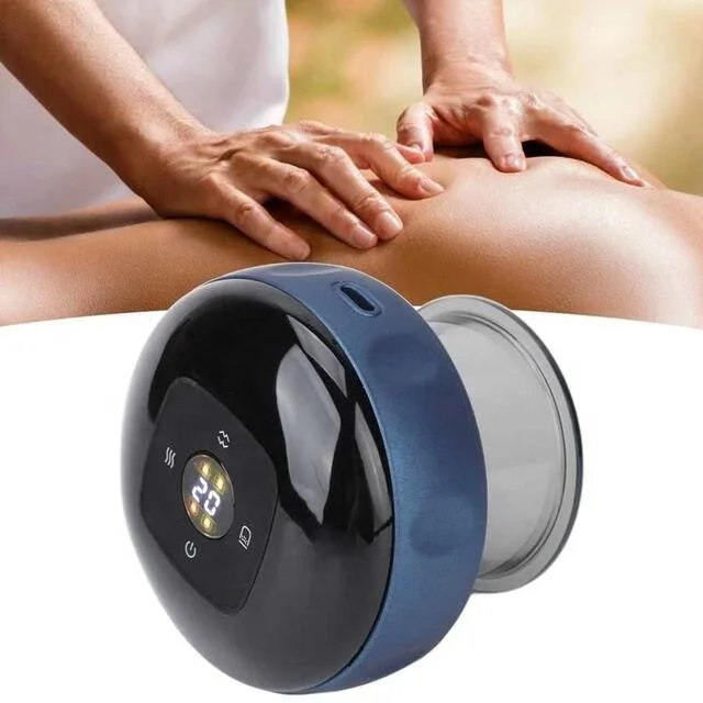 Blue Black Electric Cupping Therapy Kit For Targeted Pain Relief,Knots ...