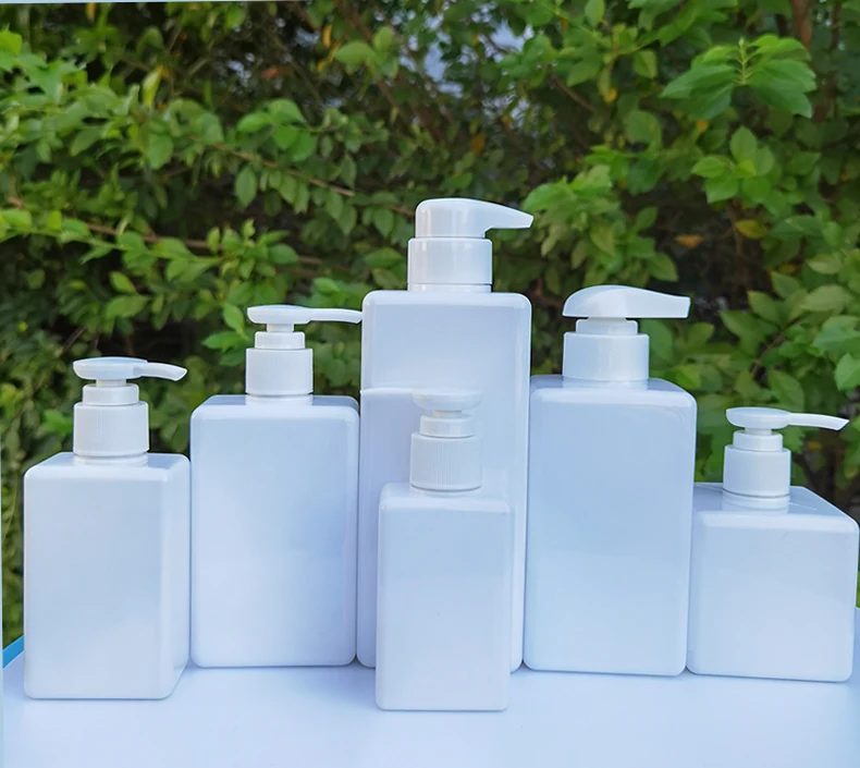 square Bottle Plastic Bottles with Pump 100ml 150ml 250ml 280ml 450ml ...