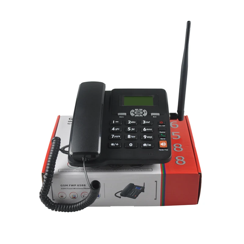 Gsm Fixed Wireless Phone With Dual Sim Card/phone Number Display Gsm Based Land Phones - Buy ...