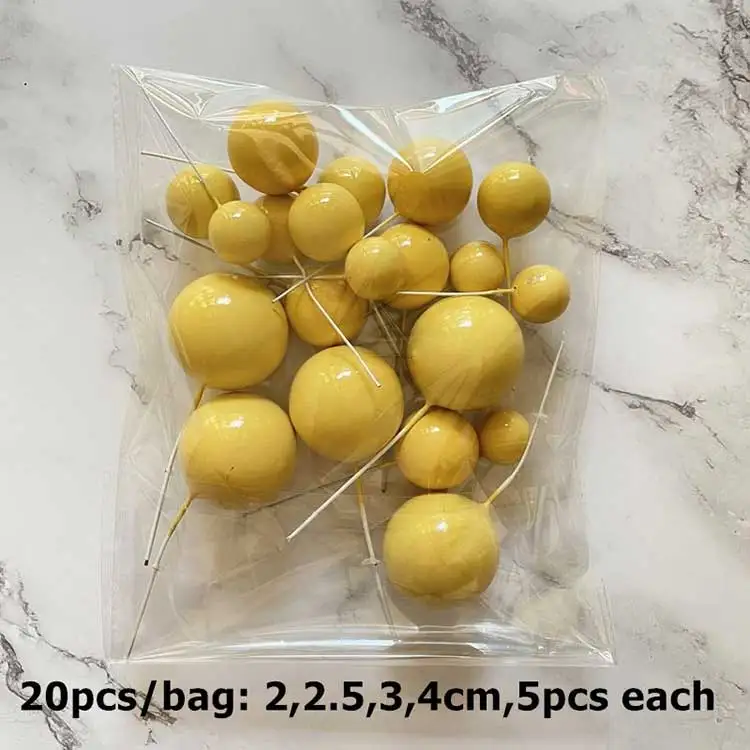 Cake Decorating Supplies Birthday Balls Cake Toppers Colourful Cake ...