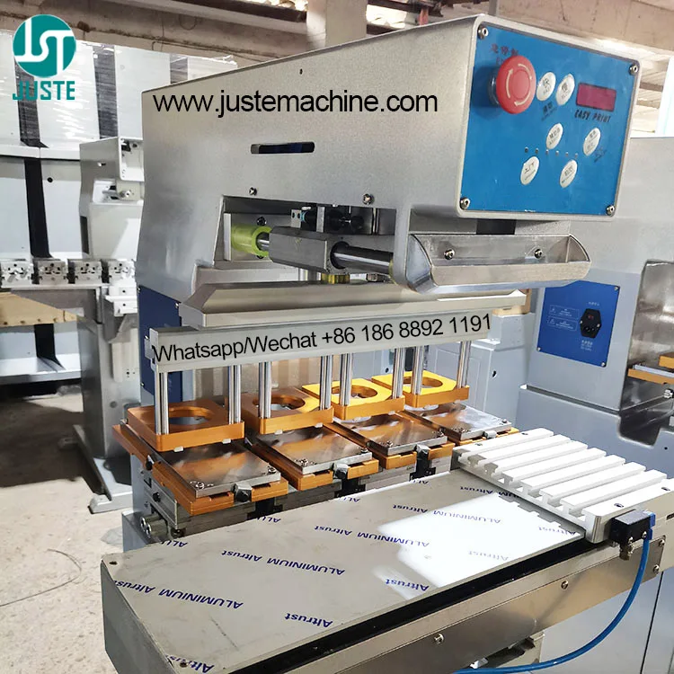 Tampo Print 4 Color Pad Printer Sealed Ink Cup Open Tray Tampografia 4 ...