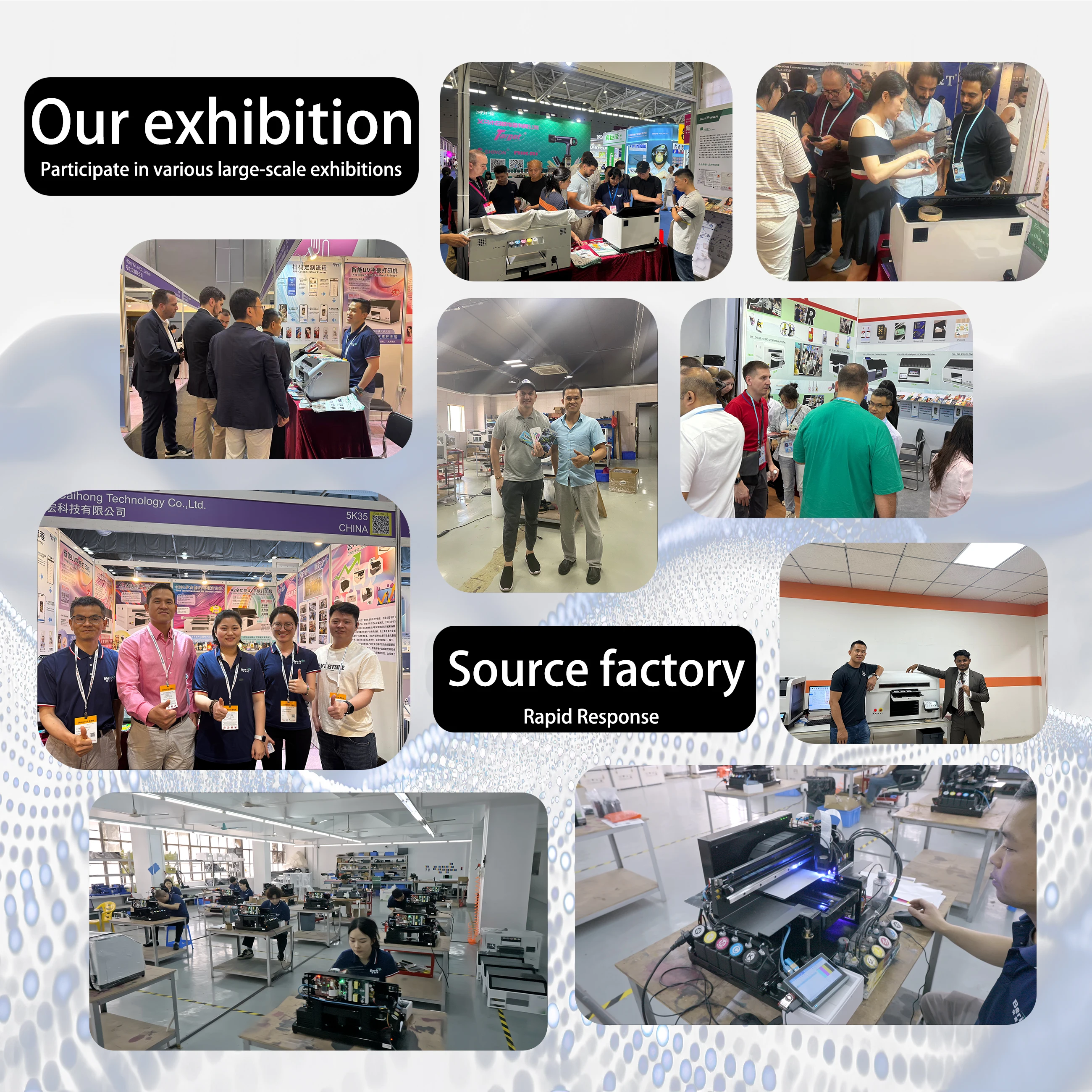 A3 Automatic UV Flatbed Printer XP600 Printhead for Industrial Multi ...