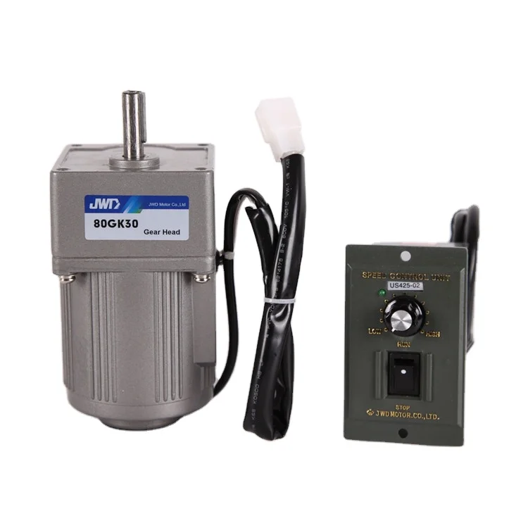 JWD 25W/30W 80mm Reduction Gear Motor Single-phase Printing Machine AC ...