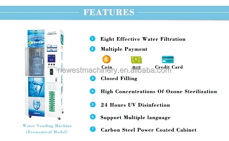 Water Vending Machine - Efficient Pure Water Dispenser