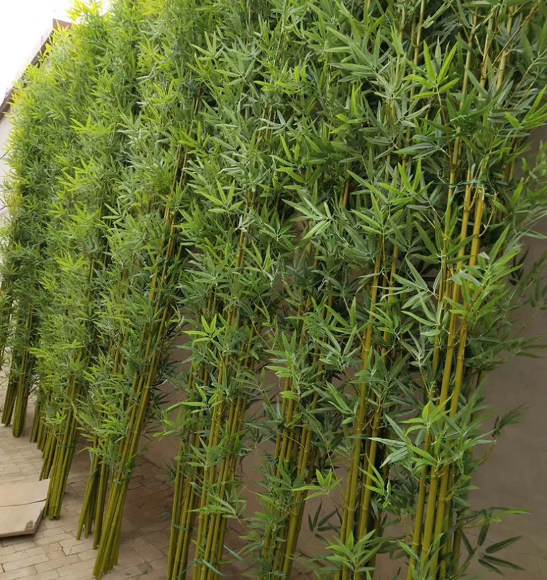 Synthetic PVC Bamboo Poles - Eco-Friendly Artificial Plants