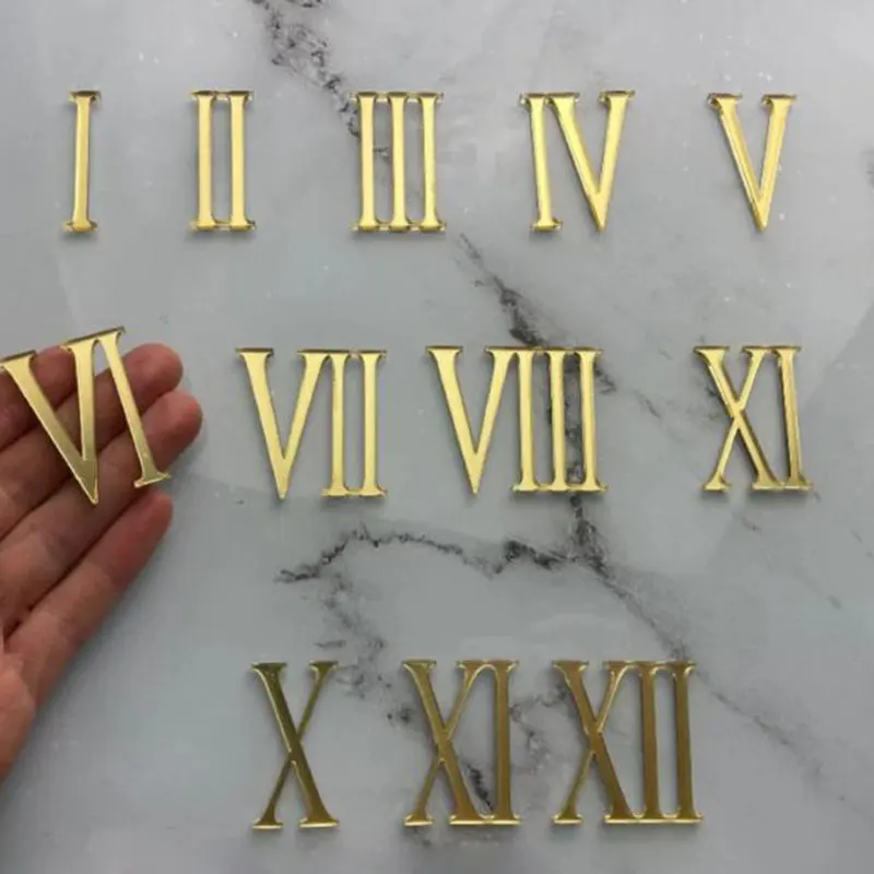 Chiffre Miroir - Roman Numerals & Dashes for Clocks DIY