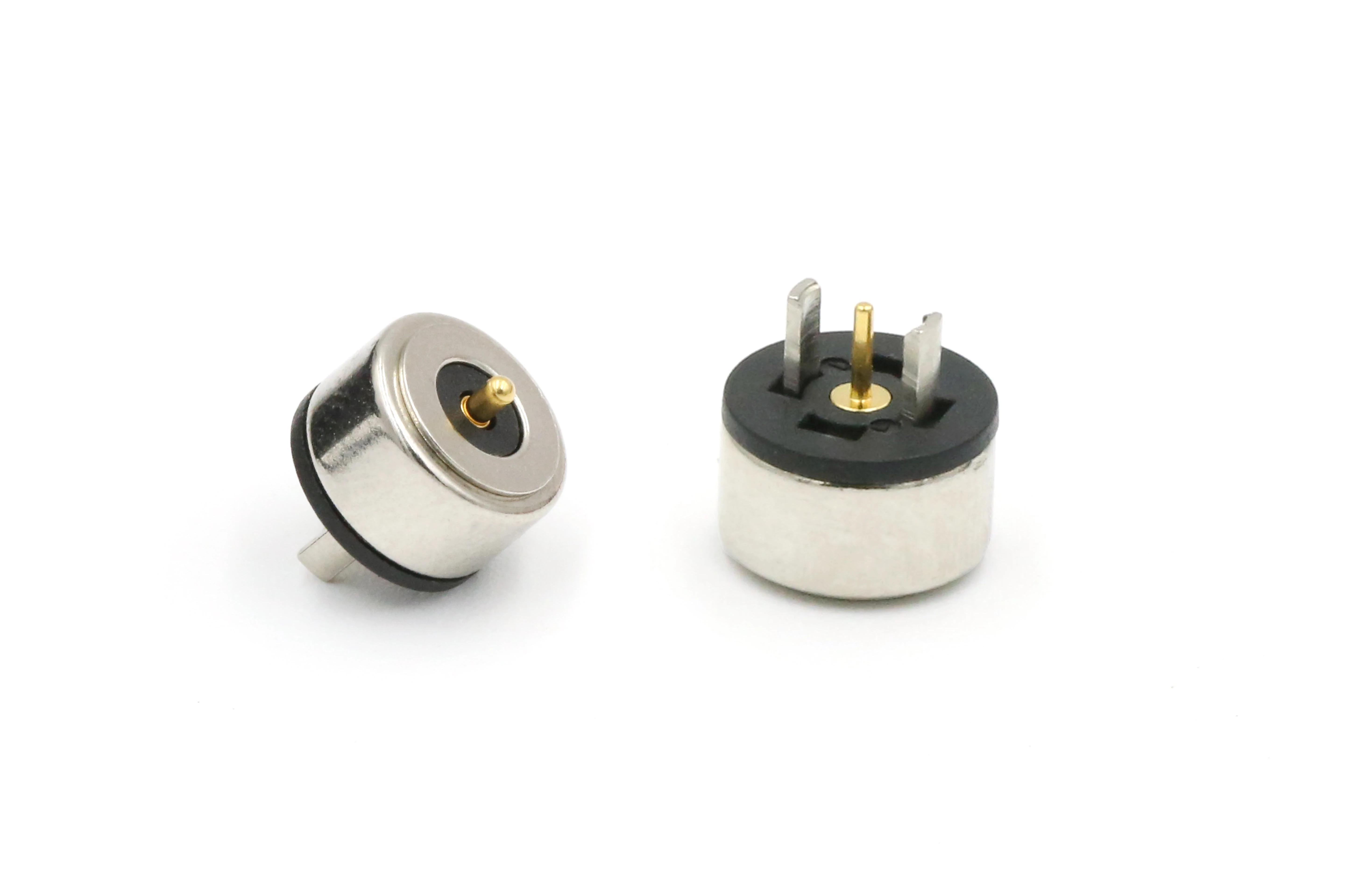 Magnetic Pogo Pin Connector With Mini Pcb 2 Pin Male Female Round ...