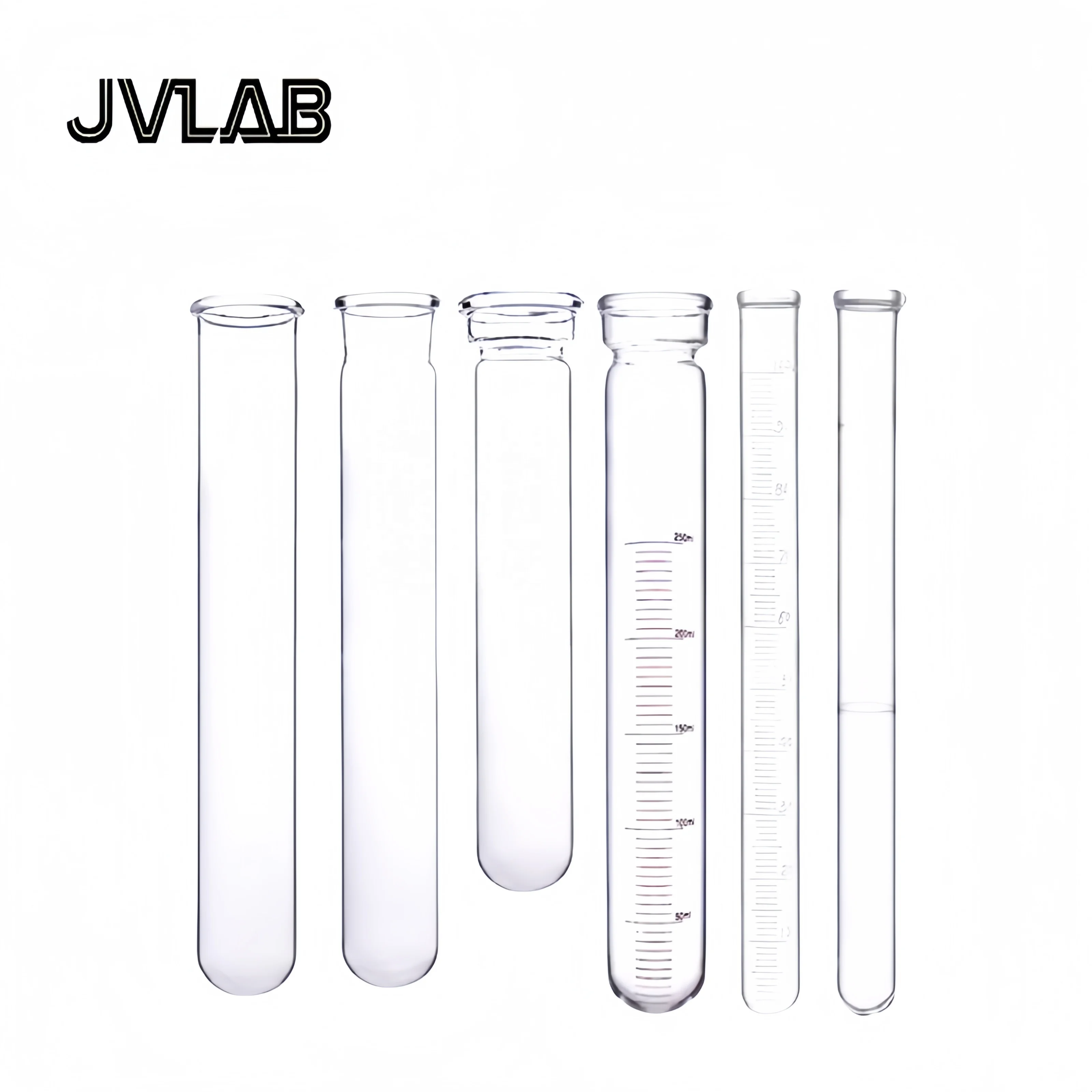 Kjeldahl Glass Boiling Tubes - Transparent Borosilicate Glass - OEM
