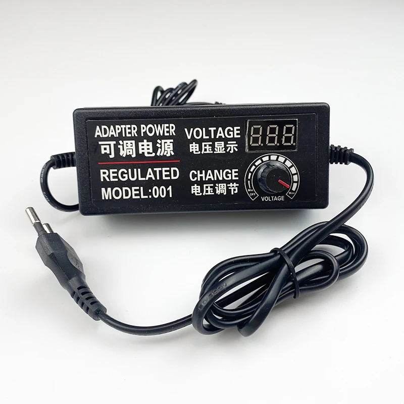 3-24V3A Adjustable Power Adapter for Dimming Lights & Motors