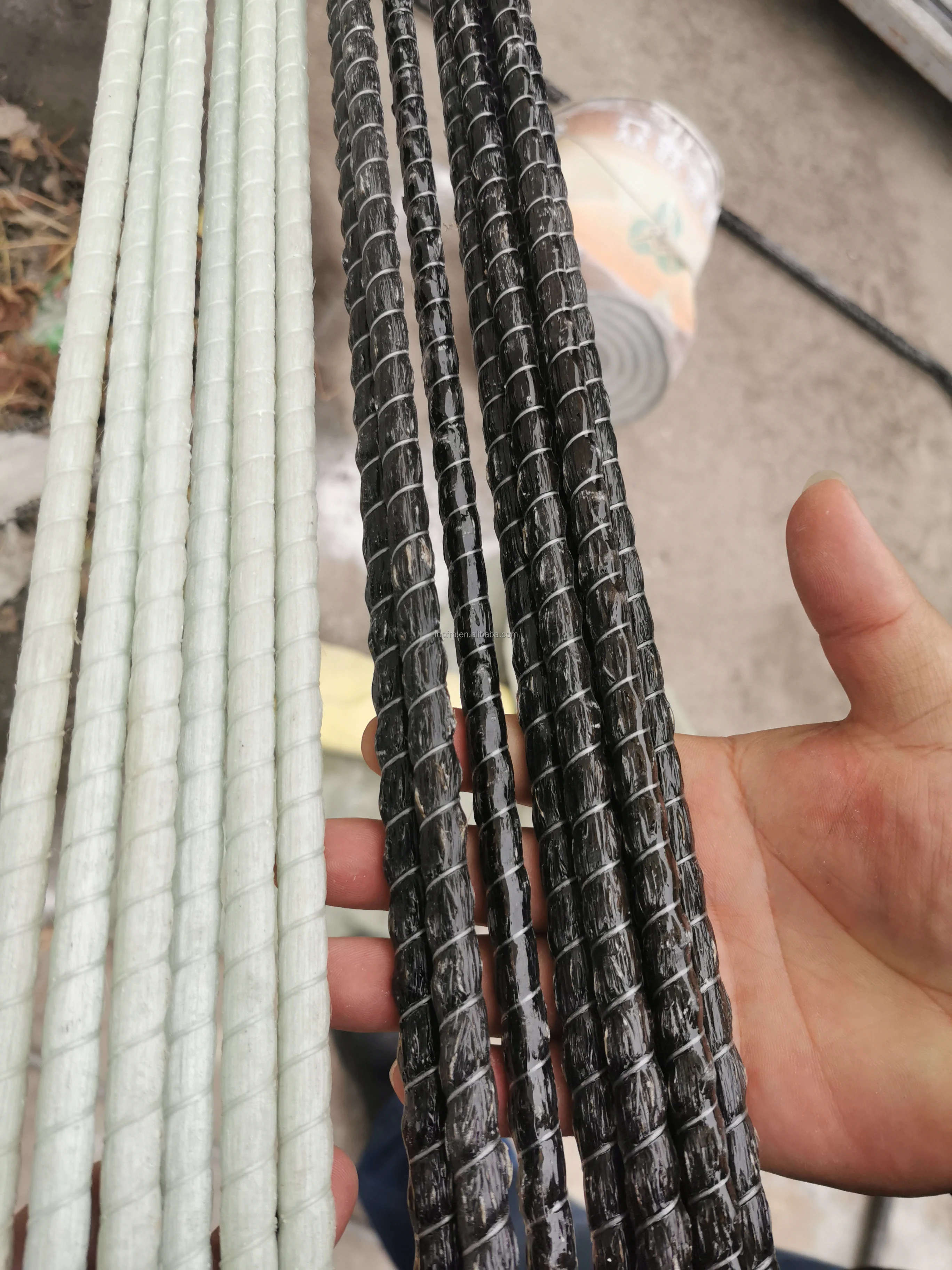Fire Resistance Gfrp Frp Fiberglass Rebar For Building Reinforcement ...