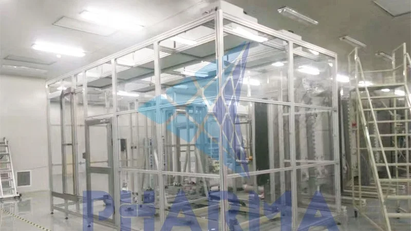 Iso7 Usa Gmp Standard Cleanroom Clean Booth With Hepa Fan Filter Unit ...
