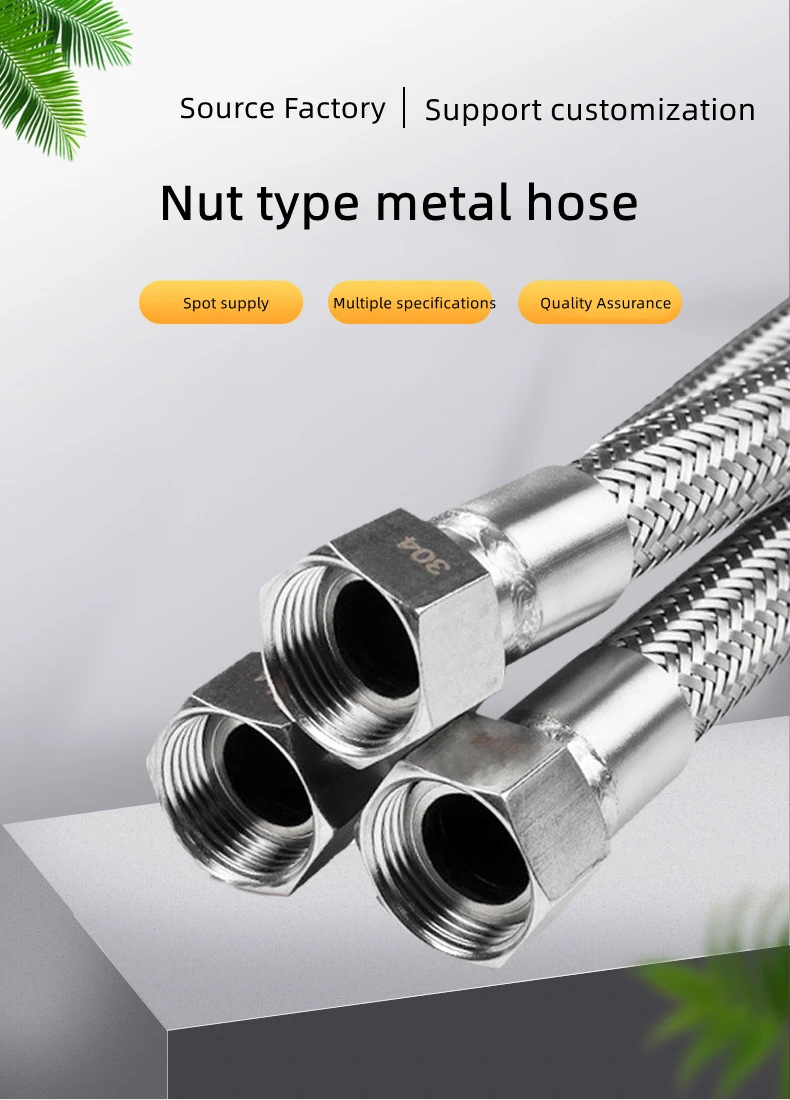 Customized Acid And Alkali Resistant Internal Threaded Metal Hose ...