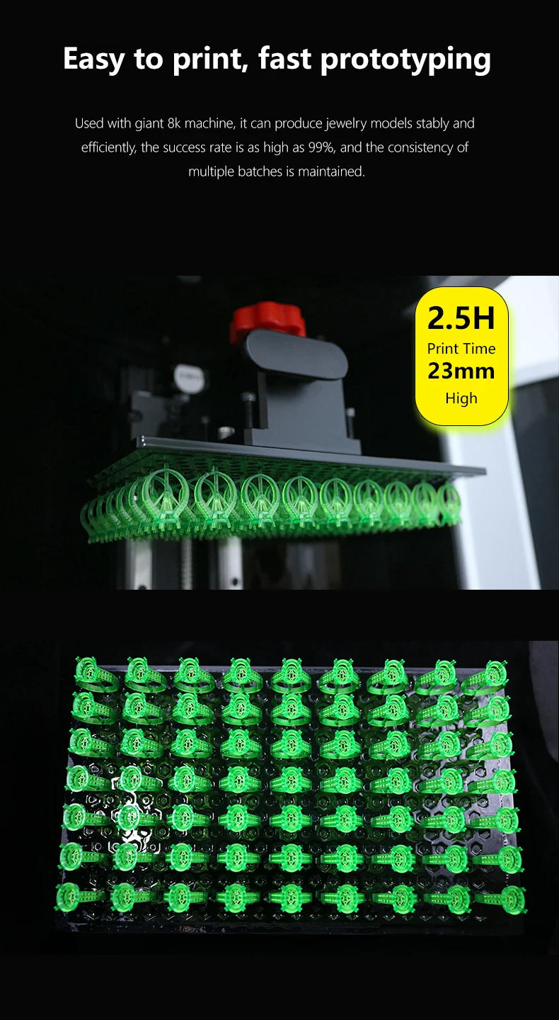 IFUN Liquid Photopolymer Resin Mold for Jewelry Resin If3122 Power ...