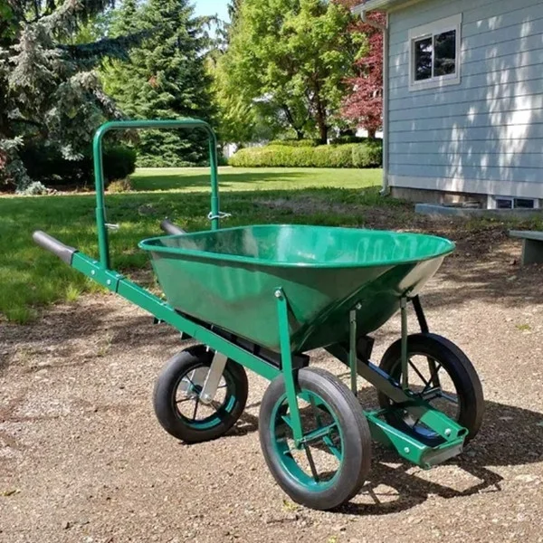 Three wheels wheelbarrow Contractor wheel barrow heavy duty garden ...
