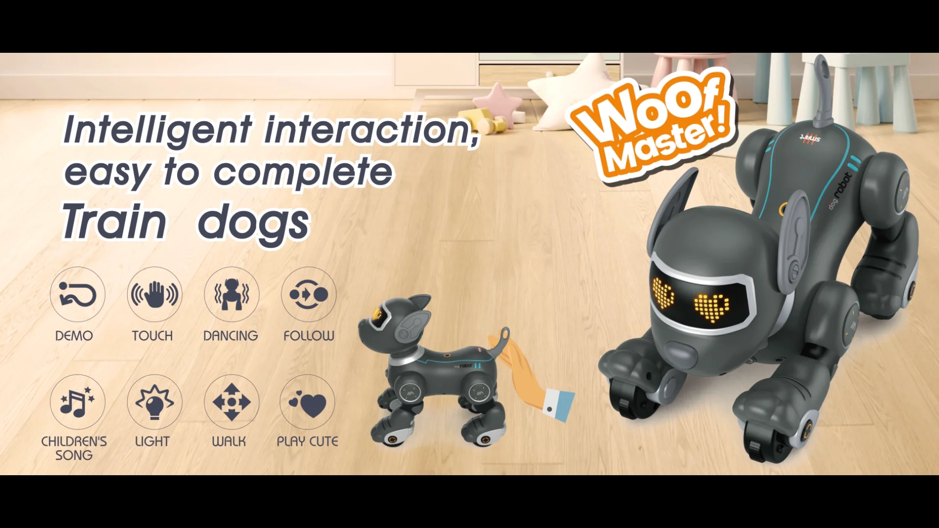 2024 Latest Rc Intelligent Robot Touch Sensor Stunt Dance Voice Control ...