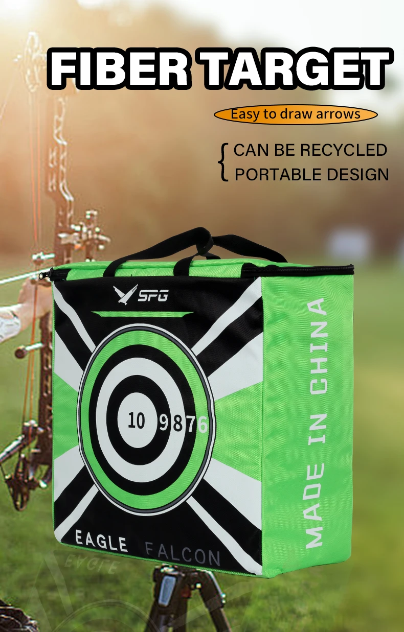 SPG Archery Target Fiber Block Portable Target Hunting Shooting ...