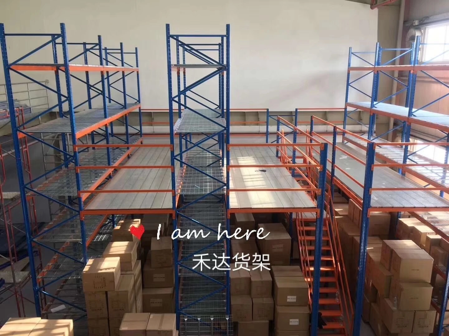 Multi-level Cantilever Mezzanine Racking For Versatile Storage Needs ...