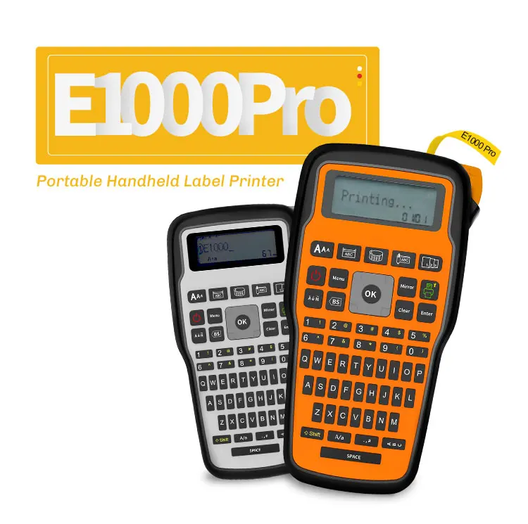 E1000 Pro Portable Label Printer - Efficient & Reliable