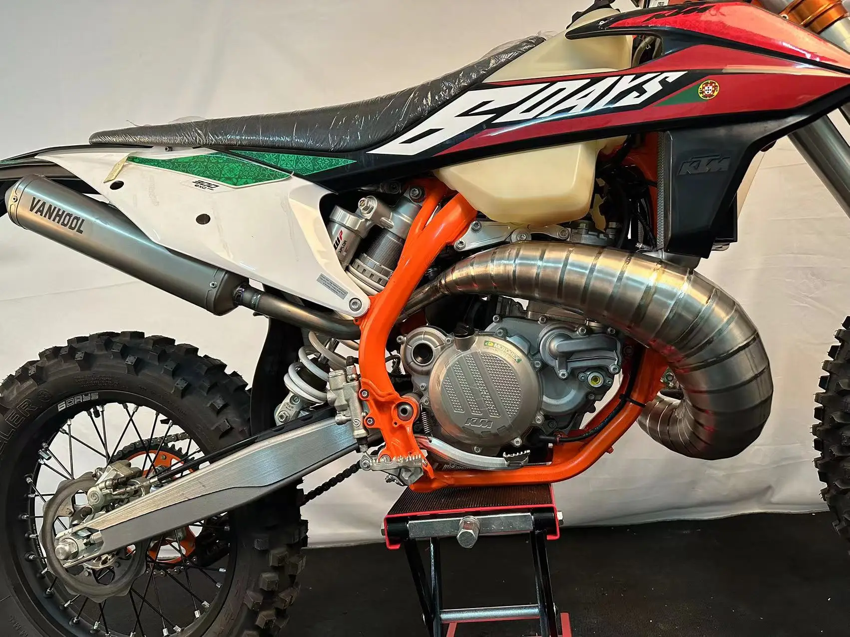 2 Stroke Motorcycle Titanium Exhaust Pipe for KTM 300 EXC TPI 2023