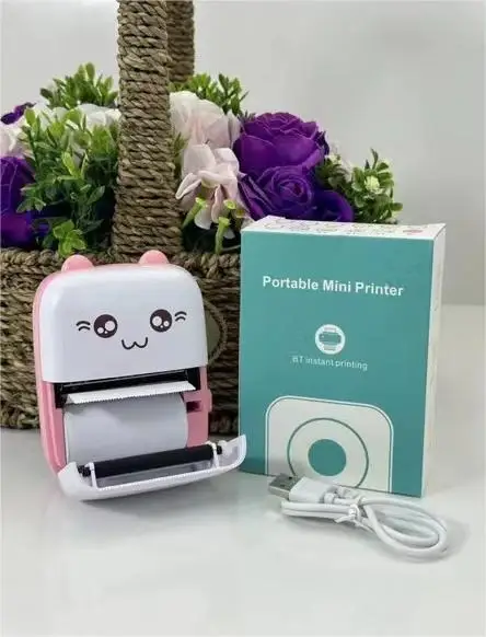Snbo Tik Tok Hot Portable Thermal Printer Mini Print Paper Photo Pocket ...