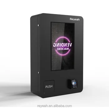 Wall Mounted Id Card Reader Small Vending Machine With Touch Screen ...