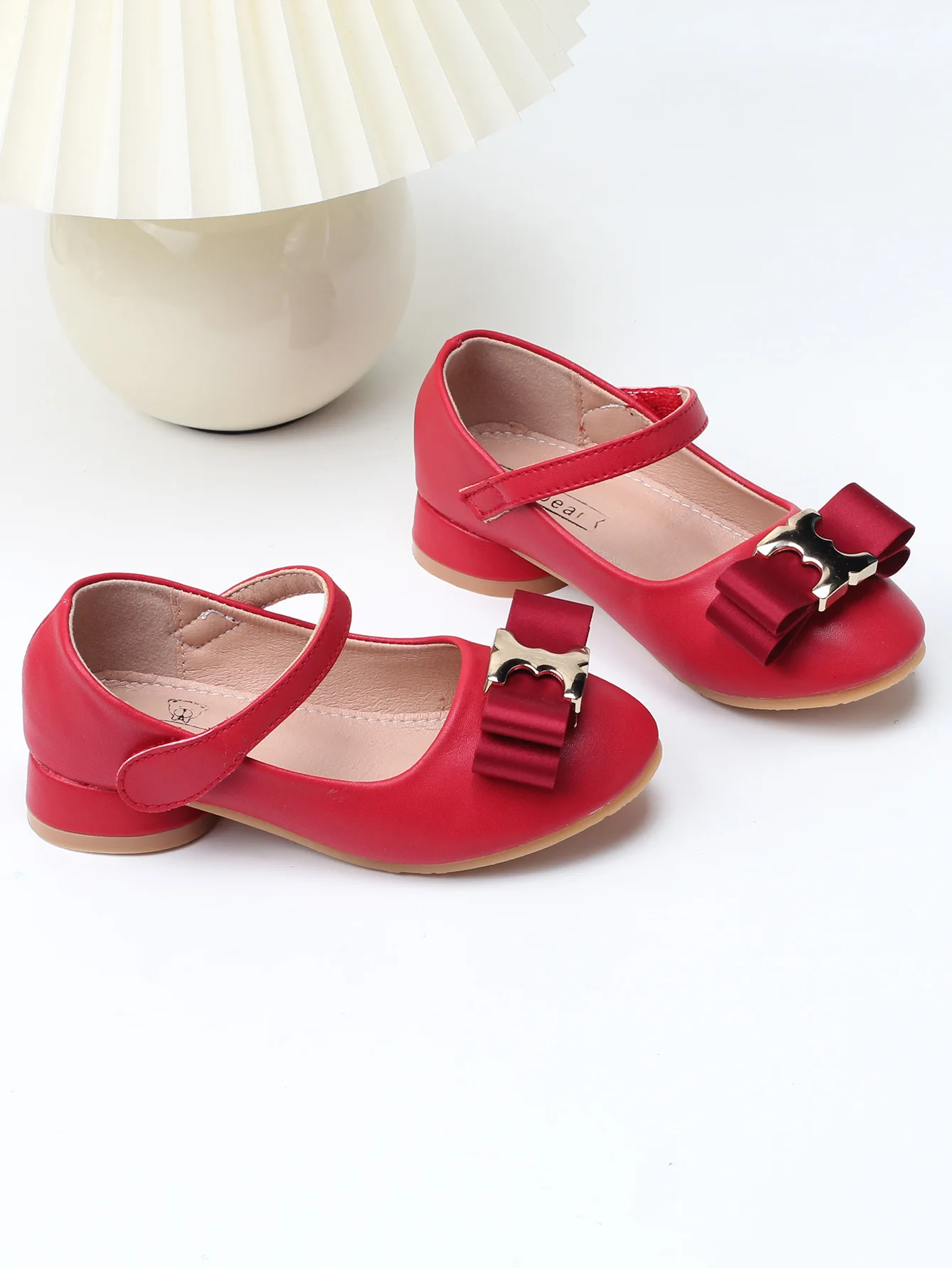 Girls' Red High Heels 2024 Spring New Girl Princess Shoes Show Kids ...