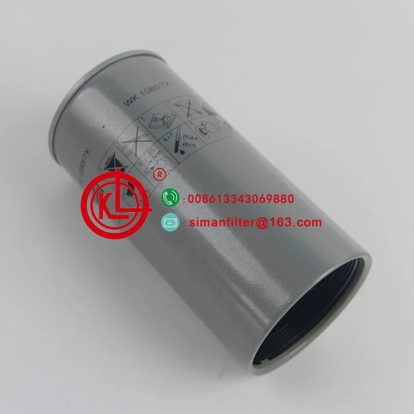 Reusable Spin On Fuel Water Separator Open End Bottom P506092 Wk10807x ...