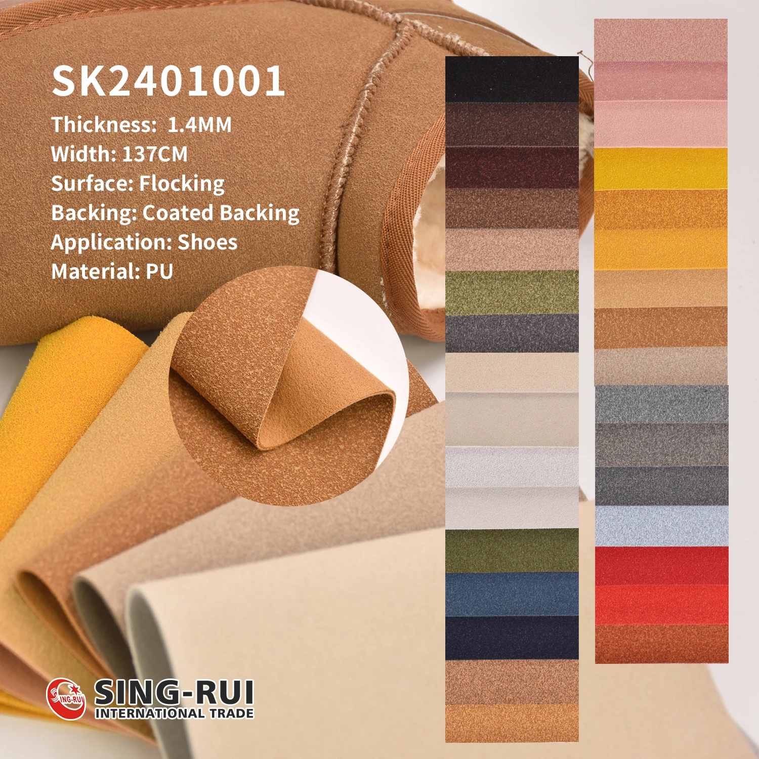 Wholesale Leather Factory Synthetic Leather Artificial Pu Car Headliner ...