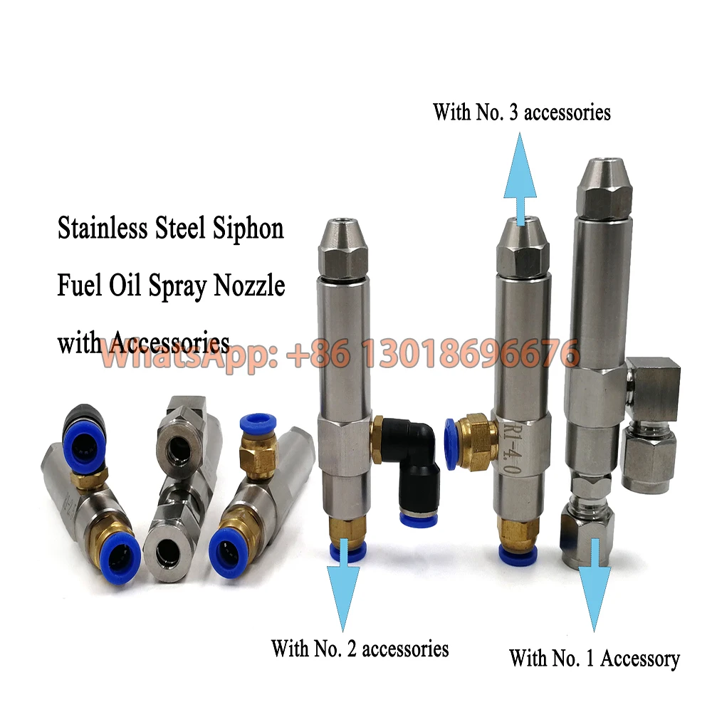 Stainless Steel Combustion Nozzles Burner Accessories Siphon Injectors ...