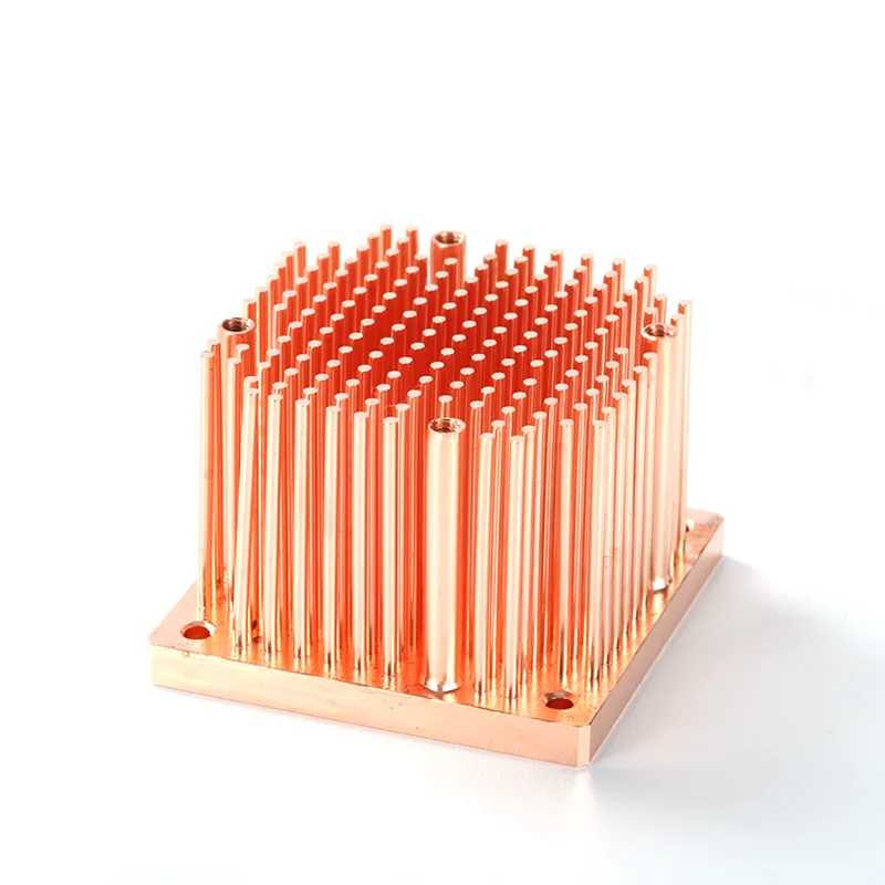 Diy Led Heat Sink Cold Extrusion Processing Copper Radiator Copper Forging Pin Fin Heat Sink50 ...