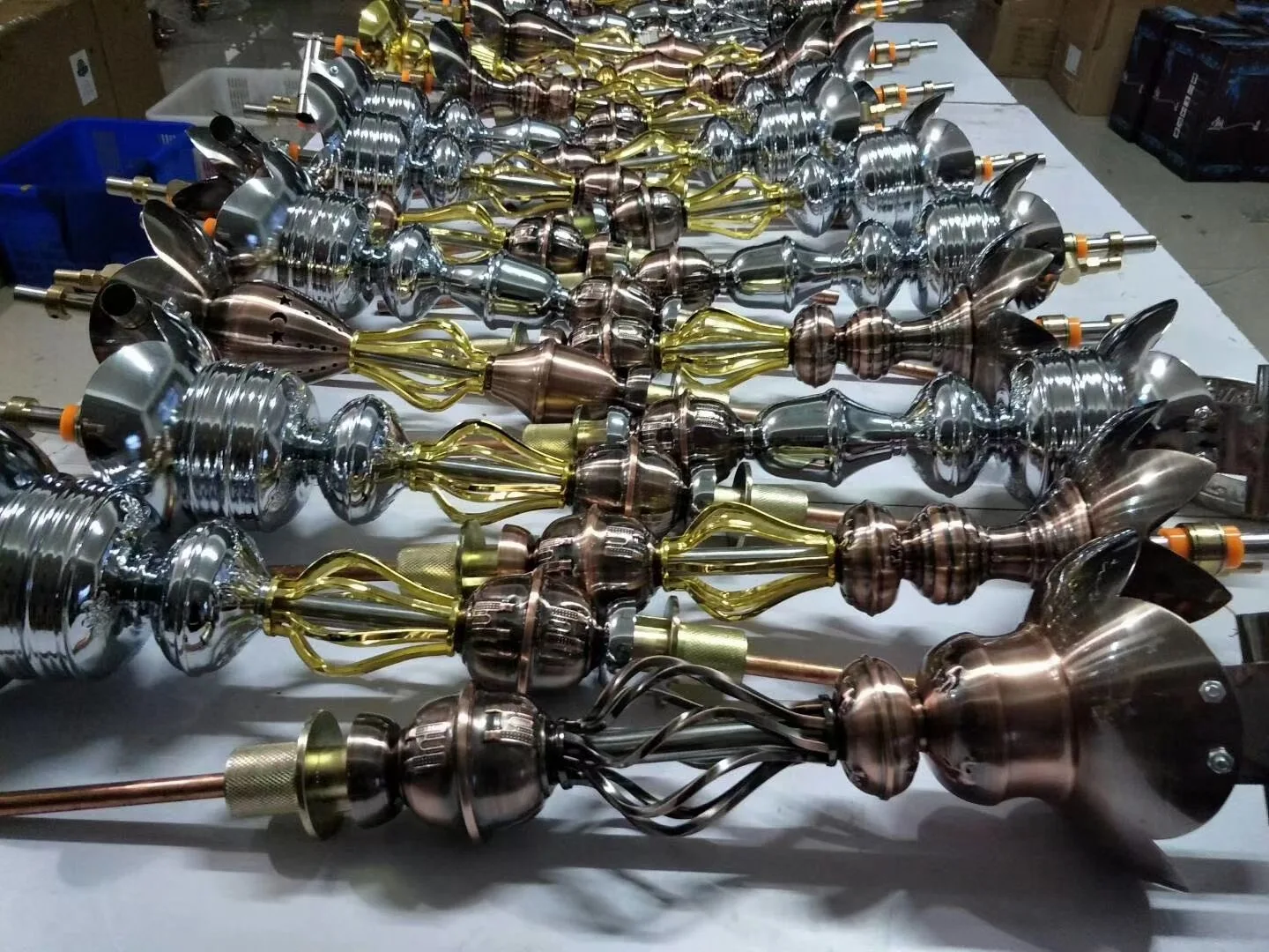 Iraq Hookah Shisha Set - Large Size Brass & Accessories