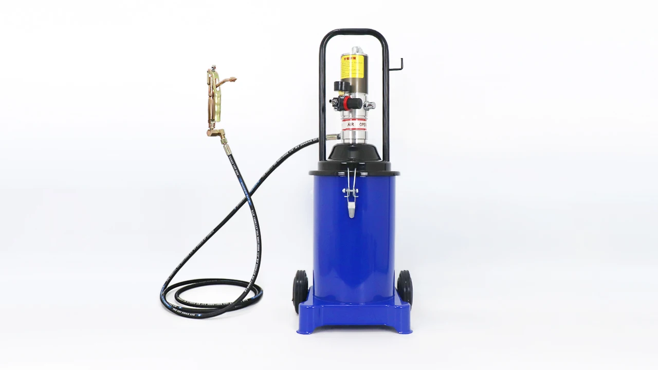 Air Operated Grease Dispenser Pneumatic Lubricator Bucket Pump 12l ...
