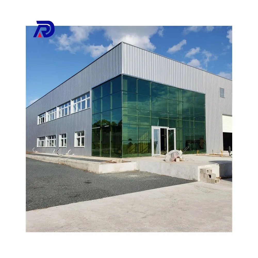 Prefabricated Workshop Steel Structure Frame Metal Building For ...