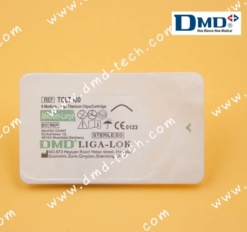 Medical Surgical Ligation Titanium Clip Lt300 - Buy Ligation Titanium ...