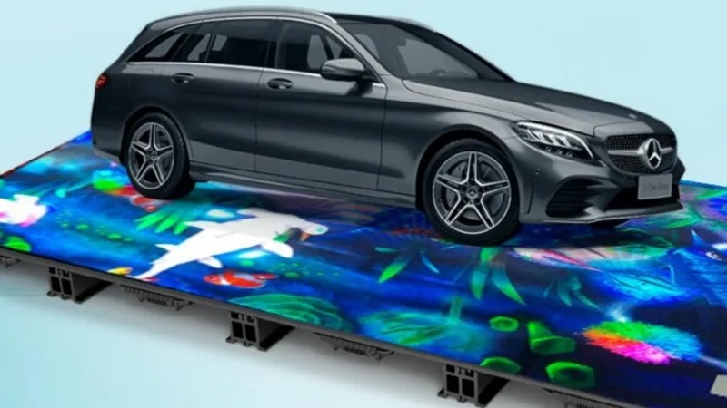 High Refresh 3d Sensitive Full Color Dance Floor Led Panels Display ...