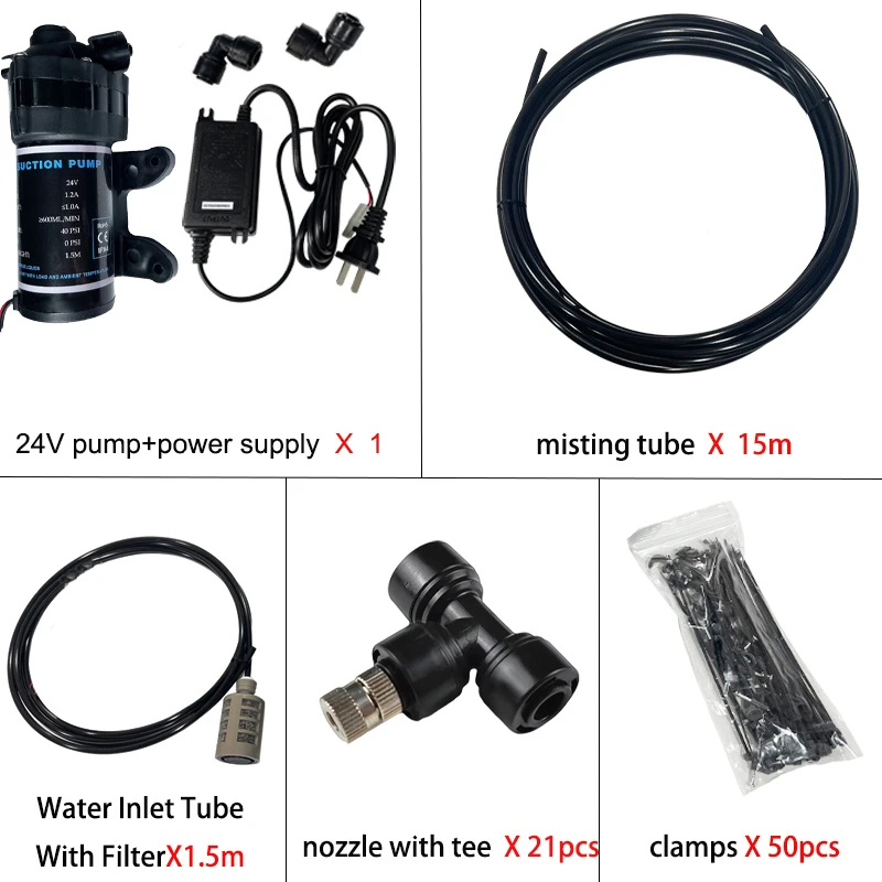 Efficient Garden Cooling with Low Pressure Misting System