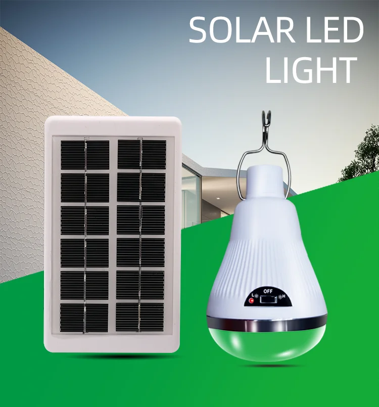 Bombilla LED Solar de alta calidad GR6028, 10W, lámpara portátil de ...