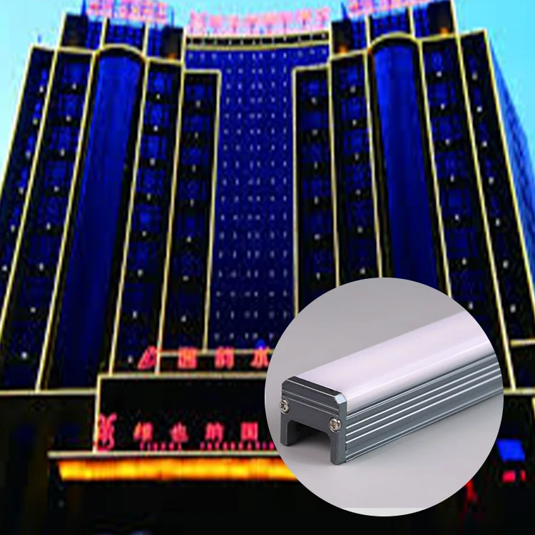 Exterior LED Linear Facade Display - RGB Decorative Lights