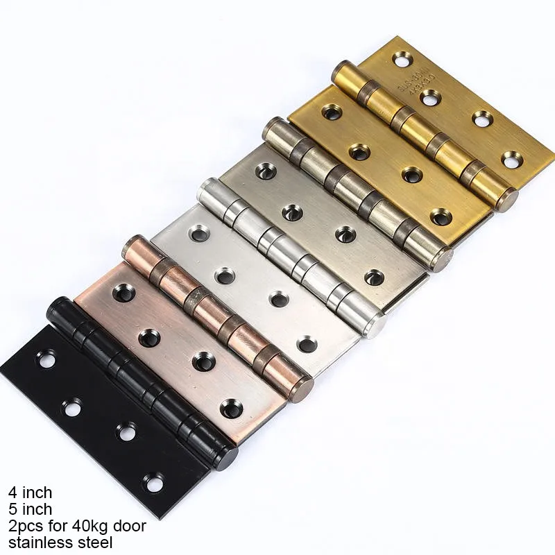 Chinese Furniture Hardware 4 5 Inch Hinges Modern Stainless Steel Butt ...