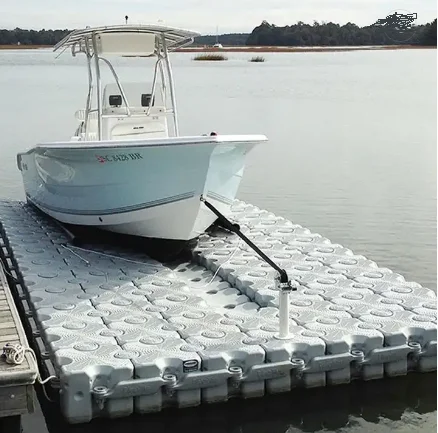 Durable Plastic Floating Bridge Trestle Platform Marine Modular Pontoon ...