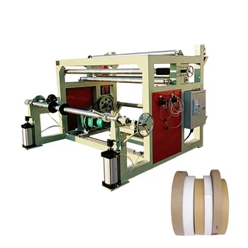 Double Shafts Pneumatic Paper Slitting Machine For Paper Core Tube ...