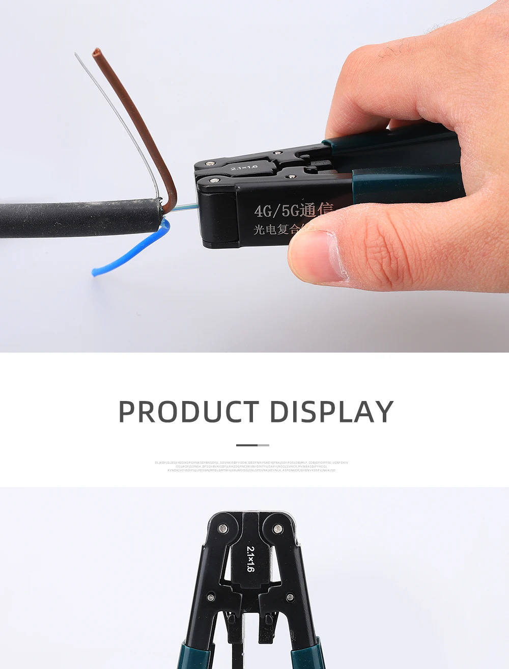 4g/5g Optoelectronic Composite Cable Special Cable Stripper Network ...