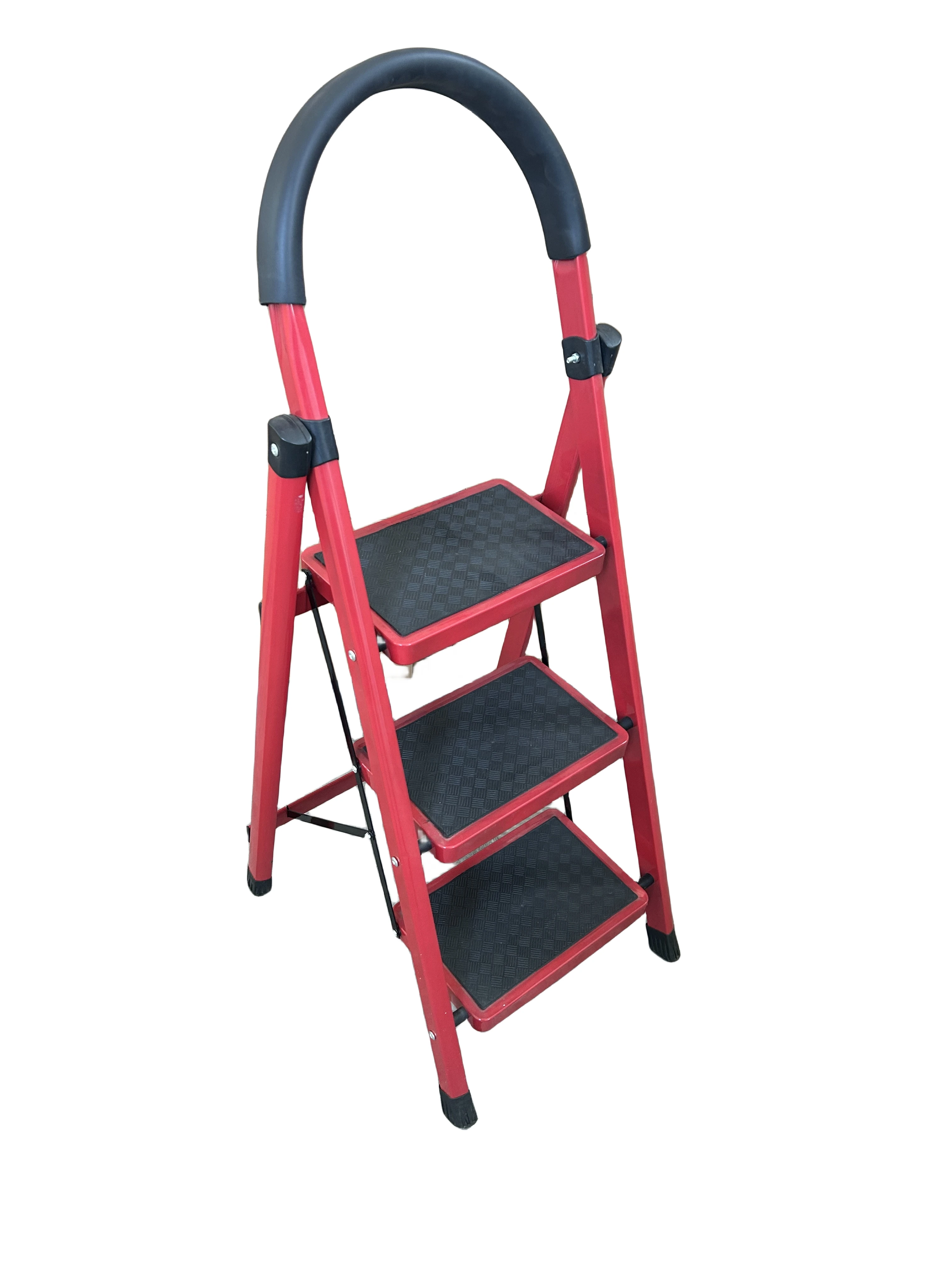 Fold Step Maidean Steel Ladder 3/4/5/6/7 Steps Foldable Iron Ladder ...