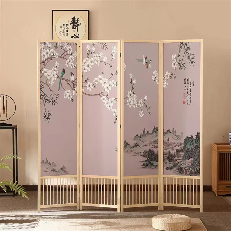 Wooden Partition Wall Divider Decorative Panel Chinese Ancient Style ...