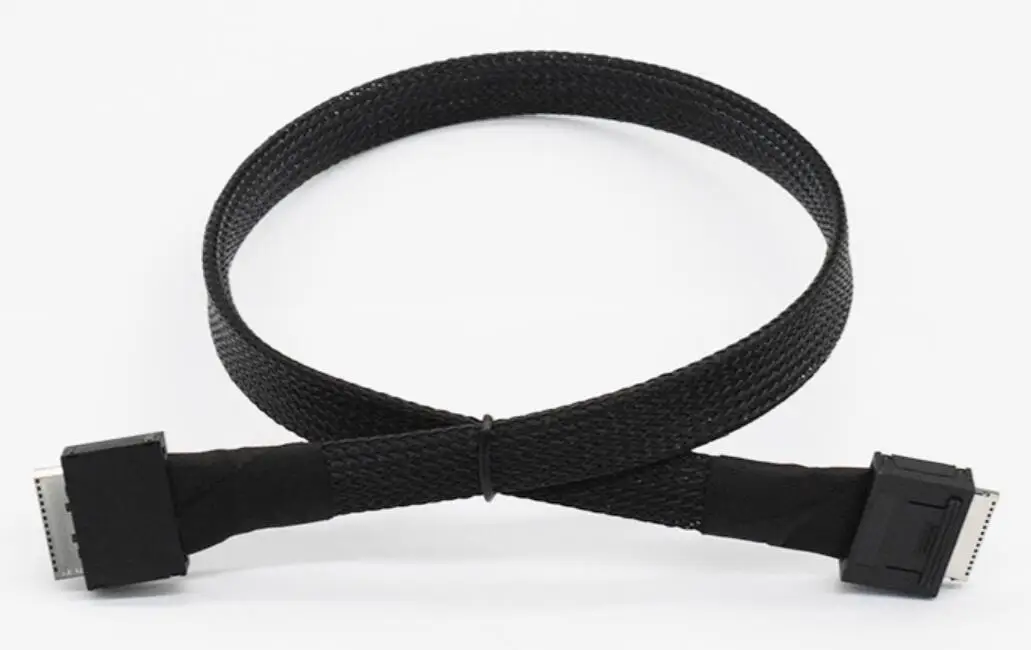 PCI-E 4.0 OCuLink SFF-8611 Male to Male SSD Data Cable, 16Gbps Transfer ...